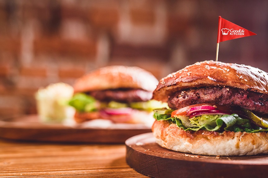 The GoodLife Kitchen super food burger | The GoodLife Fitness Blog