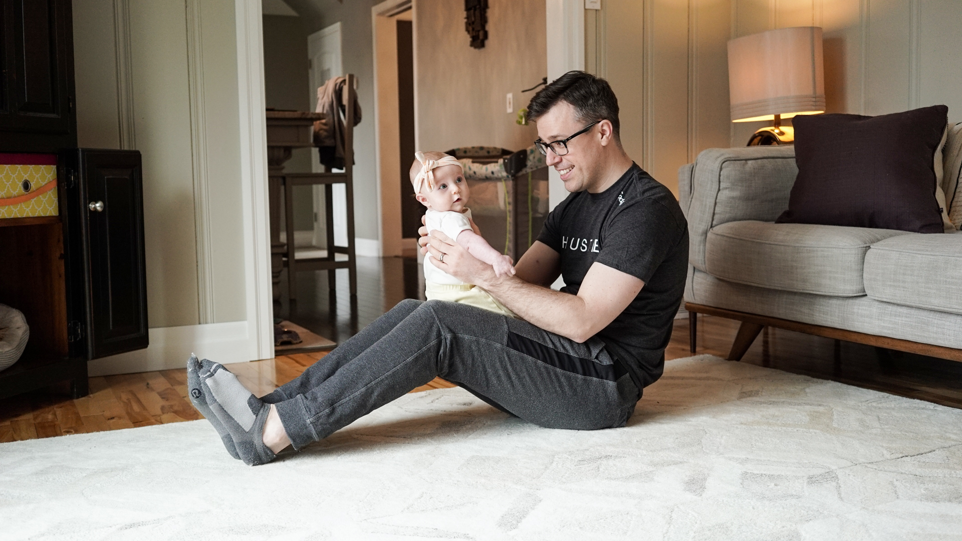 15-minute dad and baby workout | The GoodLife Fitness Blog
